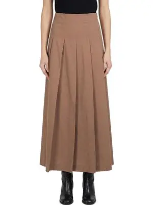 RÓHE Pleated Skirt - Coffee