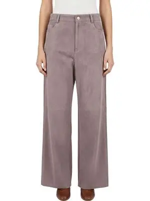 Max Mara Wide Leg Pants Brown