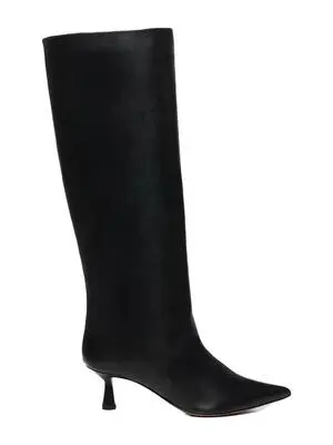 GIULIANO GALIANO Pointed-toe Stiletto Boots - Black