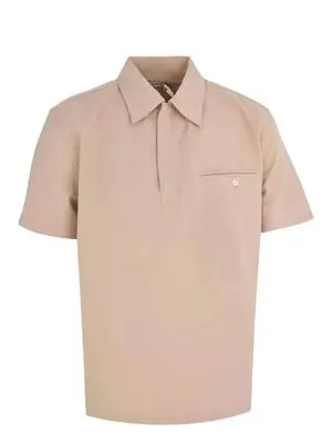 Simkhai Cormac Short-sleeve Polo Shirt - Neutrals