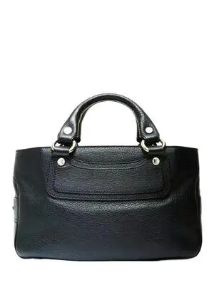 Celine 2000s Boogie Calf Leather Handbag - Black
