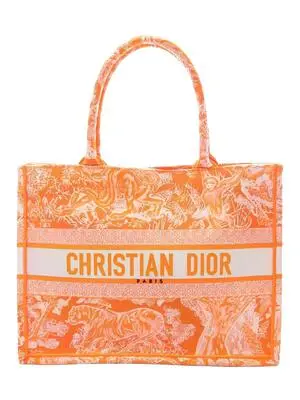 Dior 2010s Book Tote Bag - Orange