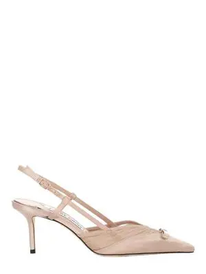 JIMMY CHOO Afia Mesh Pumps - Neutrals
