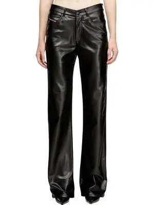 DIESEL® Wide Leg Trousers - Black