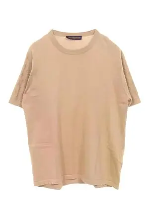 LOUIS VUITTON 2010s Monogram-sleeve T-shirt - Neutrals