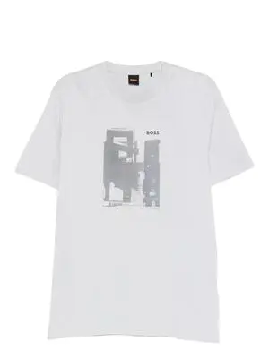BOSS Graphic-print T-shirt - Grey