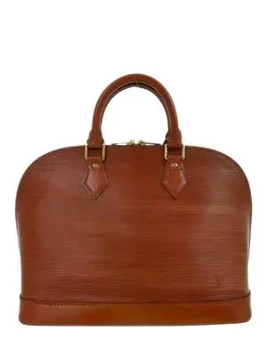 LOUIS VUITTON 1998 Alma Épi-leather Tote Bag - Brown