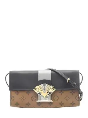 LOUIS VUITTON 2017 Column Reverse Monogram Pochette Bag