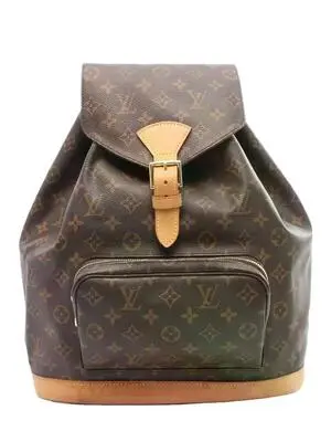 LOUIS VUITTON Montsouris Monogram Backpack - Brown