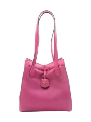 Fendi Origami Leather Tote Bag - Pink