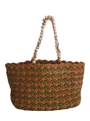 0711 TBILISI Capri Beaded Beach Bag