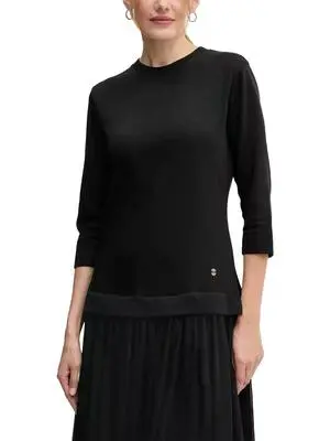 JOOP! Three-quarter-sleeve Tulle Dress - Black