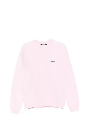 Jacquemus Logo-patch Sweatshirt - Pink