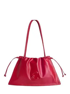 COCCINELLE Logo-embossed Medium Shoulder Bag - Red