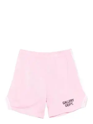 GALLERY DEPT. Logo-print Striped Shorts - Pink