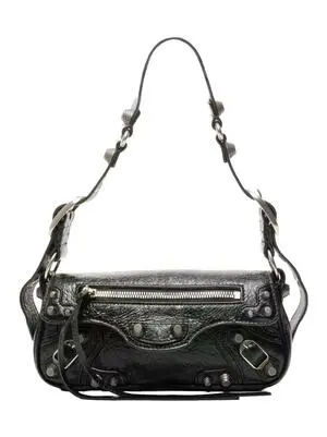 Balenciaga Studded Shoulder Bag - Black