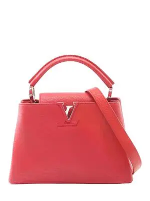 LOUIS VUITTON Capucines Bb Tote Bag - Red