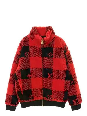LOUIS VUITTON Damier Fleece Blouson - Red