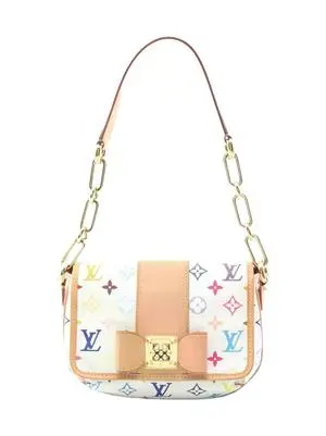 LOUIS VUITTON 2010s Patty Monogram Shoulder Bag - White