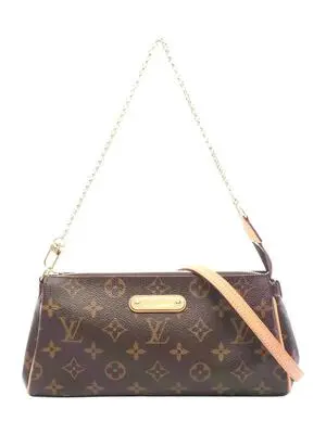 LOUIS VUITTON Eva Monogram Chain Shoulder Bag - Brown