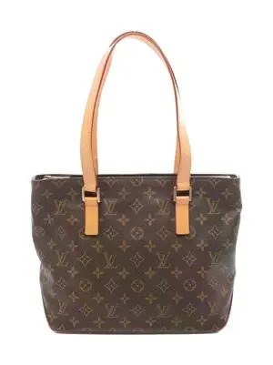 LOUIS VUITTON Cabas Piano Monogram Shoulder Bag - Brown