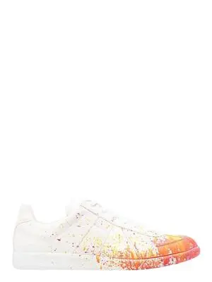 MAISON MARGIELA Replica Paint Splatter Sneakers - White