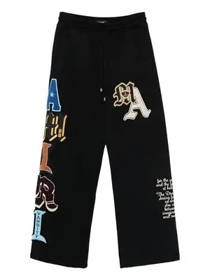 Amiri Varsity Patch Sweatpant - Black