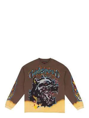 GODSPEED Off The Leash Long-sleeve T-shirt - Brown