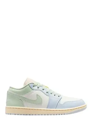 JORDAN 1 Low 'sail Aura' Sneakers - Green