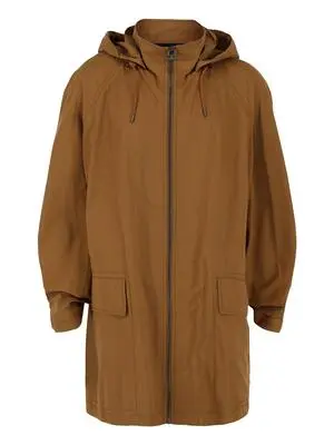 FERRAGAMO Hooded Parka Jacket - Brown