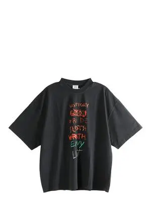 Vetements 7 Sins T-shirt - Black
