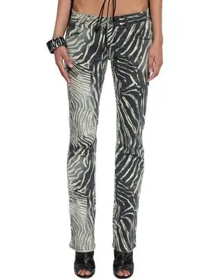 JADED LONDON Leona Cooper Bootcut Jeans - Zebra
