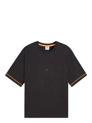 PUMA Relaxed Fit Embroidered Mclaren Logo T-shirt - Titan Black
