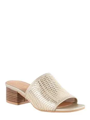 Seychelles Pepper Slide Sandal - Light Gold