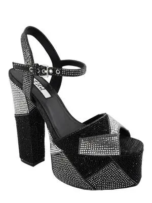 ZIGI Antonia Ankle Strap Platform Sandal - Black