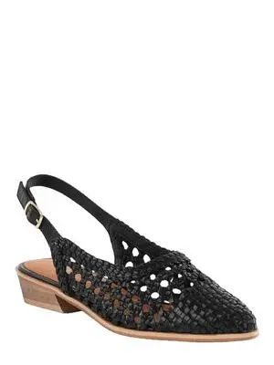 Seychelles Roxanne Slingback Flat - Black
