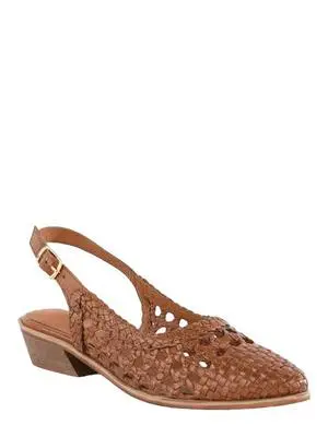 Seychelles Roxanne Slingback Flat - Tan