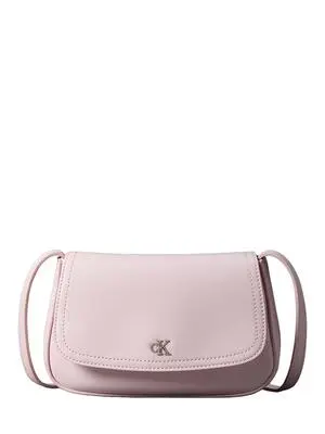 Calvin Klein Monogram Flap Camera Bag Cradle Pink