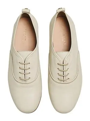 STIVALI NEW YORK Maku Oxford Ballet Flats - Ivory
