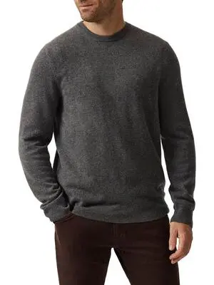 34 Heritage Cashmere Crewneck Sweater - Charcoal