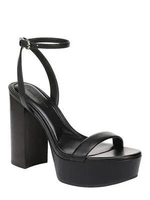 FAVORITE DAUGHTER Ruby Ankle Strap Platform Sandal - Black