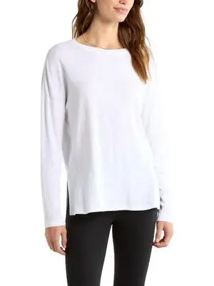 Zella Ease Up Long-sleeve T-shirt - White