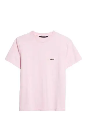 Jacquemus Le T-Shirt Gros Grain T-Shirt Pink 2
