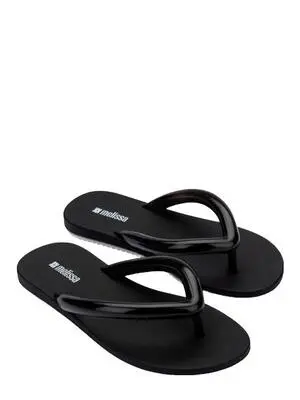 Melissa Airflow Flip Flop - Black/white
