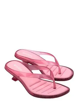 Melissa Kitten Heel Flip Flop - Pink