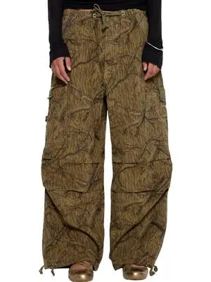 JADED LONDON Forest Parachute Pants - Camo