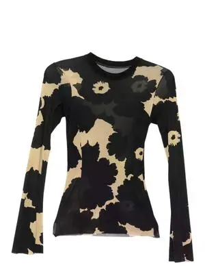 LESS Printed Long Sleeve Top