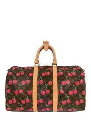 LOUIS VUITTON X Takashi Murakami 2005 45 Keepall Holdall - Brown