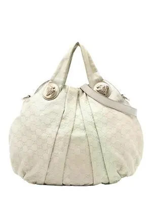 Gucci Large Sissima Hysteria Satchel - White