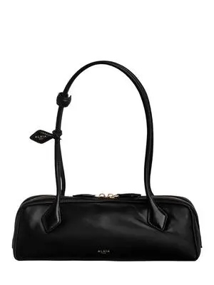 Alaïa Le Teckel Leather Shoulder Bag - Black